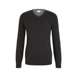 Tom Tailor Strickpullover Basic Pullover V-Neck