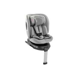 Kikkaboo Kindersitz i-Rove i-Size (40-150 cm) Isofix, Stützbein, Körperkissen hellgrau