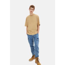 Tom Tailor Shirt Oversized-T-Shirt mit Rundhalsausschnitt aus Baumwolljersey