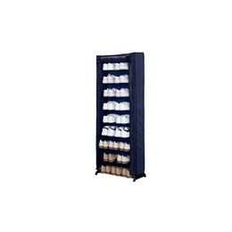 Herzberg HG-8076: 9-Stufiger Organizer für Kleine Schuhregale Blau