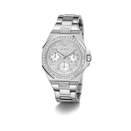 Guess Analoguhr 'LADY EMPIRE' Damen Gr&ouml;&szlig;e One Size silber