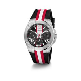 Guess Uhr 'VETTE' Herren Gr&ouml;&szlig;e One Size rot / schwarz / wei&szlig;
