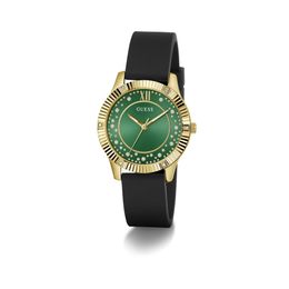 Guess Uhr 'STARSTRUCK' Damen Gr&ouml;&szlig;e One Size gold / gr&uuml;n / schwarz