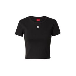 Hugo T-Shirt 'Delanor' Damen Gr&ouml;&szlig;e S schwarz / wei&szlig;