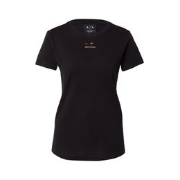 Armani Exchange T-Shirt Damen Gr&ouml;&szlig;e XXL gold / schwarz