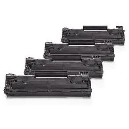 Alternativ zu HP CB436A / 36A Toner Spar Set (4 Stück)