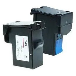 Alternativ zu Dell 7Y743 + 7Y745 Tinten Doppelpack (BK+CMY)