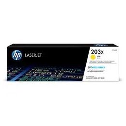 HP Original Toner CF542X (203X) Gelb