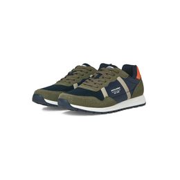 Jack & Jones Jack & Jones Sneaker 'JFWHARROW' Herren Gr&ouml;&szlig;e 42 navy / oliv / orange