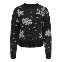 Only Pullover 'XMAS' Damen Gr&ouml;&szlig;e XS grau / schwarz