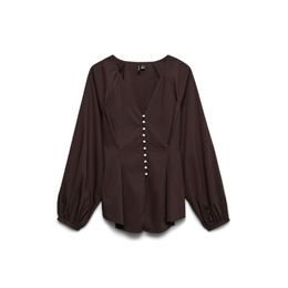 V&eacute;ro Moda Vero Moda Bluse 'IDA' Damen Gr&ouml;&szlig;e L braun
