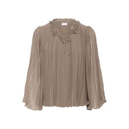 Saint Tropez Bluse Damen Gr&ouml;&szlig;e M dunkelbeige