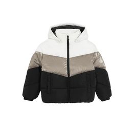 Cool Club Winterjacke Jungen Gr&ouml;&szlig;e 110 beige / schwarz / wei&szlig;