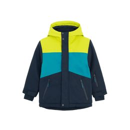 Cool Club Winterjacke Jungen Gr&ouml;&szlig;e 128 navy / t&uuml;rkis / limone