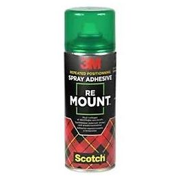 3M Scotch Klebespray ReMount Transparent Repositionierbar 400 ml