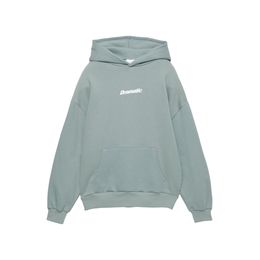 Pull&Bear Pull&bear Sweatshirt 'PACIFIC PLEASANTNESS' Damen Gr&ouml;&szlig;e M kastanienbraun / gelb / pastellgr&uuml;n / wei&szlig;