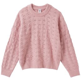 Yigga M&auml;dchen Strickpullover mit Strukturmuster