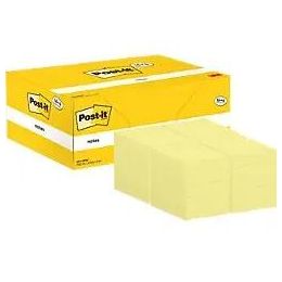 Post-it Haftnotizen 38 x 51 mm Kanariengelb 100 Blatt 16 Blöcke + 4 Gratis
