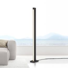 LED-Stehlampe pure Lines, anthrazit, Fernbedienung, 140 cm