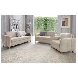 Sit & More Sessel SIT & MORE "Pablo", beige (creme), B:77cm H:78cm T:78cm, Luxus-Microfaser ALTARA NUBUCK (100% Polyester);Kunstleder SOFTLUX;Luxus-Microfaser (90% Polyester; 10% Polyamid), Sessel, Sessel