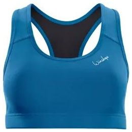 Sport-Bustier WINSHAPE "Functional Comfort Sport-BH SB102C", Damen, Gr. XXL, gr&uuml;n (teal gr&uuml;n), 85% Polyester, 15% Elasthan, BHs, mit herausnehmbaren Pads