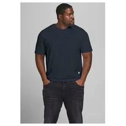 Jack & Jones T-Shirt "NOA TEE", Herren, Gr. 6XL, blau (navy), Single Jersey, Obermaterial: 100% Baumwolle, JACK & JONES PLUSSIZE, unifarben, Basic, normal normal, Rundhals, Shirts T-Shirt, mit abgerundetem Saum, bis Gr&ouml;&szlig;e 6XL