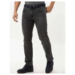 5-Pocket-Jeans Brax "Style CADIZ", Herren, Gr. 42, L&auml;nge 32, grau, Denim/Jeans, 46% Baumwolle, 36% Lyocell, 9% Modal, 7% Elastomultiester, 2% Elasthan, straight fit, Jeans 5-Pocket-Jeans