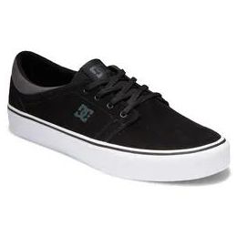 Sneaker DC Shoes "Trase Sd", Herren, Gr. 10 (43), schwarz (schwarz, schwarz, grau), Obermaterial:Obermaterial: Leder [Kuh] / Futter: Textil / Au&szlig;ensohle: Gummi;, Schuhe Sneaker