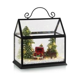 Marksljöd LED-Dekoobjekt "House" in Schwarz - (B)24,2 x (H)25 cm - 11% | Wohndekoration