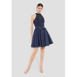 Swing Kleid in Dunkelblau - 64% | Größe 40 | Damen-kleider