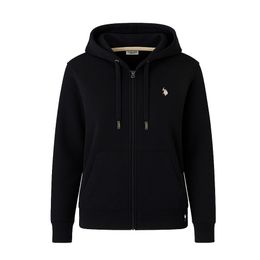 U.S. Polo Assn. Sweatjacke in Schwarz - 44% | Größe S | Damen-sweatshirts-jacken
