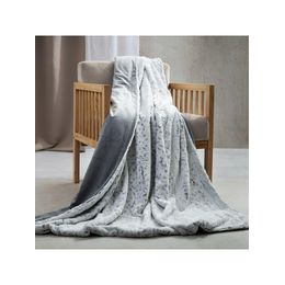 Homla Wohndecke "Mart" in Grau - (L)200 x (B)150 cm - 11% | Decken
