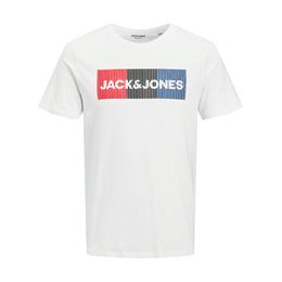 Jack & Jones Jack & Jones Shirt in Wei&szlig; - 44% | Gr&ouml;&szlig;e M | Herren-plussize
