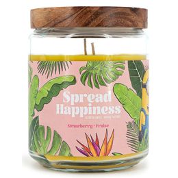 Minions Duftkerze "Minions Spread Happiness" in Gelb/ Rosa/ Grün - 510 g - 12% | Kerzen-vasen