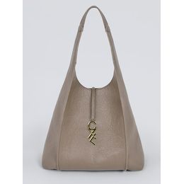 CXL by Christian Lacroix Leder-Schultertasche "Faidherbe" in Beige - (B)34 x (H)52 x (T)24 cm - 68% | Damen-taschen