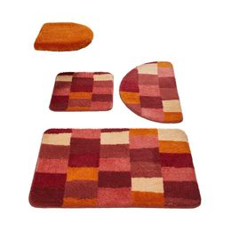 HEINE HOME Badematte in Rot - 65% | Größe 80x150 cm | Heimtextilien-badematten