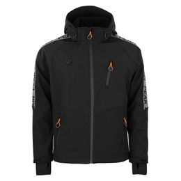 Peak Mountain Softshelljacke "Cargan" in Schwarz - 63% | Größe XL | Herren-outdoorjacken
