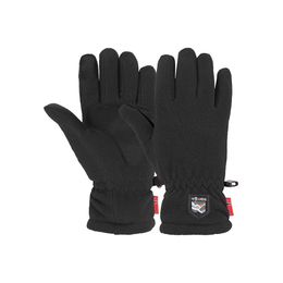 Trollkids Fleece-Handschuhe "Eikedalen" in Schwarz - 38% | Größe 5 | Kinderhandschuhe