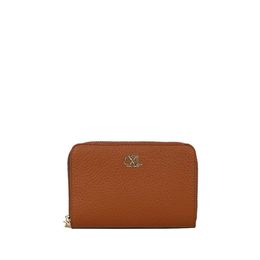 CXL by Christian Lacroix Leder-Geldbörse "Tuilerie" in Hellbraun - (B)12 x (H)10 cm - 73% | Portemonnaies-etuis