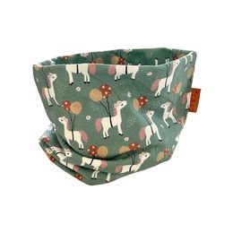 LiVi Loop-Schal "Einhorn green" in Grün - (L)50 x (B)24 cm - 24% | Kinderschals