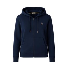 U.S. Polo Assn. Sweatjacke in Dunkelblau - 44% | Größe S | Damen-sweatshirts-jacken