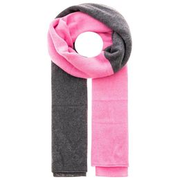 Zwillingsherz Kaschmir-Schal in Grau/ Pink - 54% | Damen-schals-tuecher