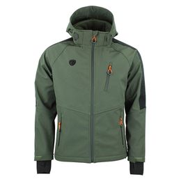 Peak Mountain Softshelljacke "Cargan" in Khaki - 62% | Größe XL | Herren-outdoorjacken