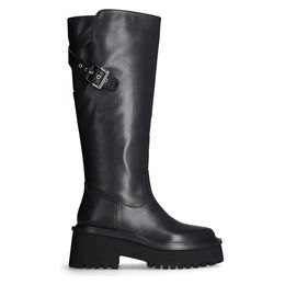Liu Jo Leder-Stiefel in Schwarz - 48% | Größe 40 | Damen-stiefel