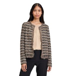 Betty Barclay Cardigan in Schwarz/ Beige - 75% | Größe 36 | Damen-pullover-cardigans