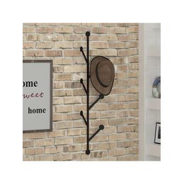 Scandinavia Concept Wandgarderobe "Ponpon" in Schwarz - (H)94 cm - 72% | Garderoben