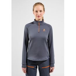 Odlo Fleecepullover "Berra" in Dunkelblau - 52% | Größe M | Damenpullover