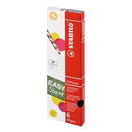Stabilo Bleistifte f&uuml;r Linksh&auml;nder "Stabilo EASYgraph" - 6 St&uuml;ck - 12% | Schulzubehoer