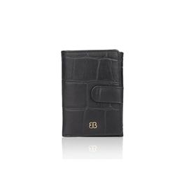 Bellicci Leder-Geldbörse "Venesa" in Schwarz - (B)9 x (T)3 cm - 26% | Portemonnaies-etuis