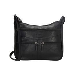 Beagles Umh&auml;ngetasche "Murcia" in Schwarz - (B)30 x (H)27 x (T)3 cm - 54% | Damen-taschen